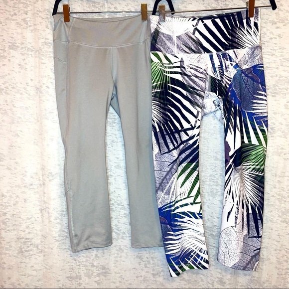 Apana | Pants & Jumpsuits | Apana Bundle Of 2 High Rise Tropical Print ...